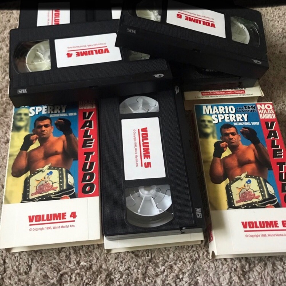 1996 Mario Sperry No Holds Barred 6 Vhs Set - Gem